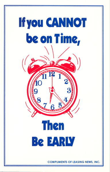 Being On Time – Respect Time Management