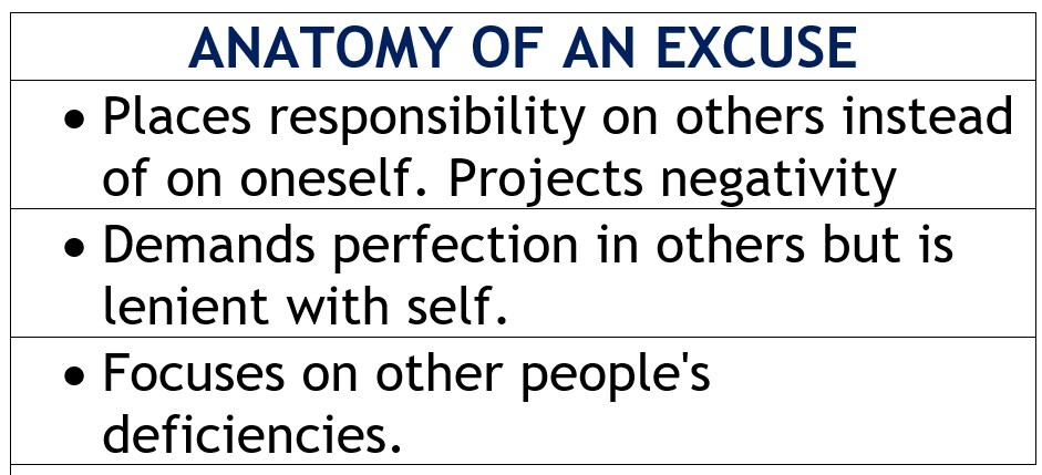 Stop Excusing. Start Leading.