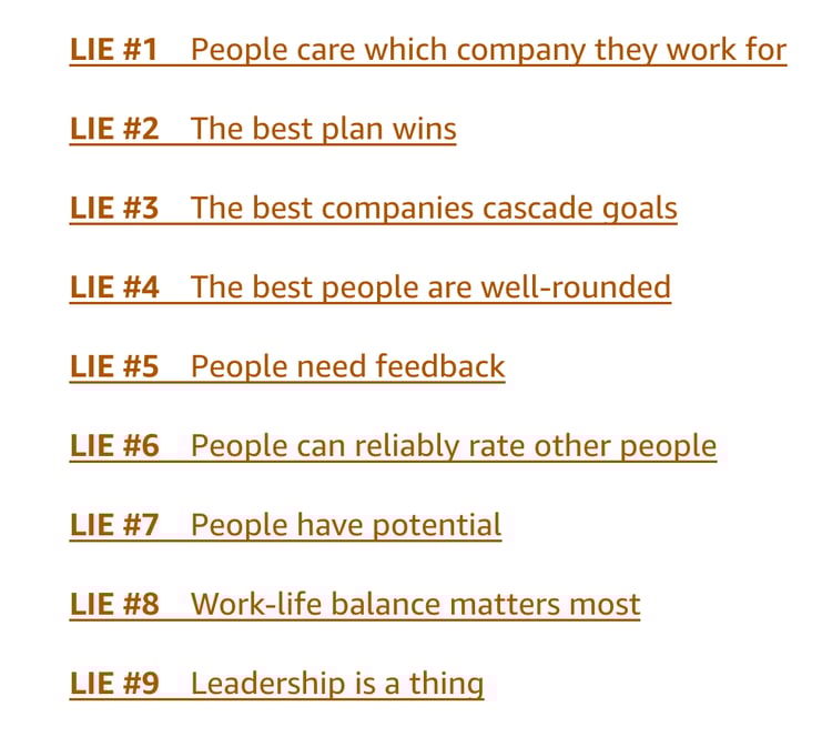 Nine Lies About Work - #1 People Care Which Company They Work For
