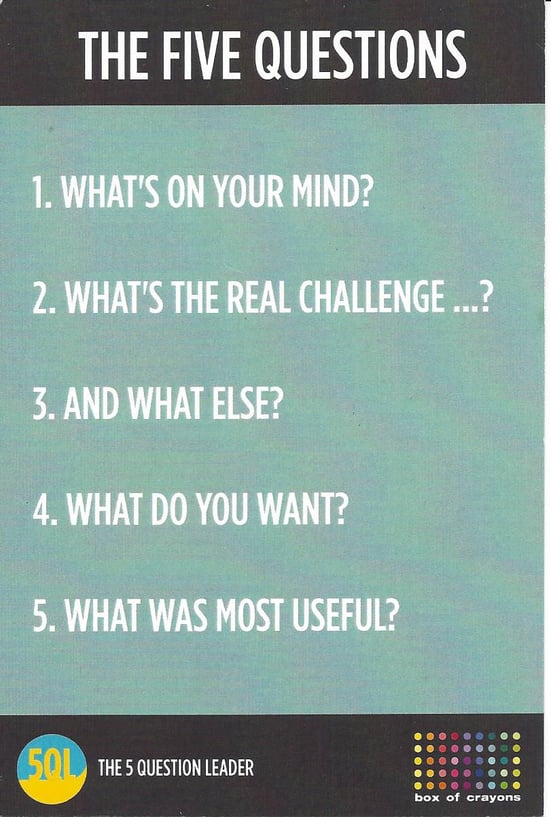 Empower Your People - Five Questions –– The Coaching Habit - San ...